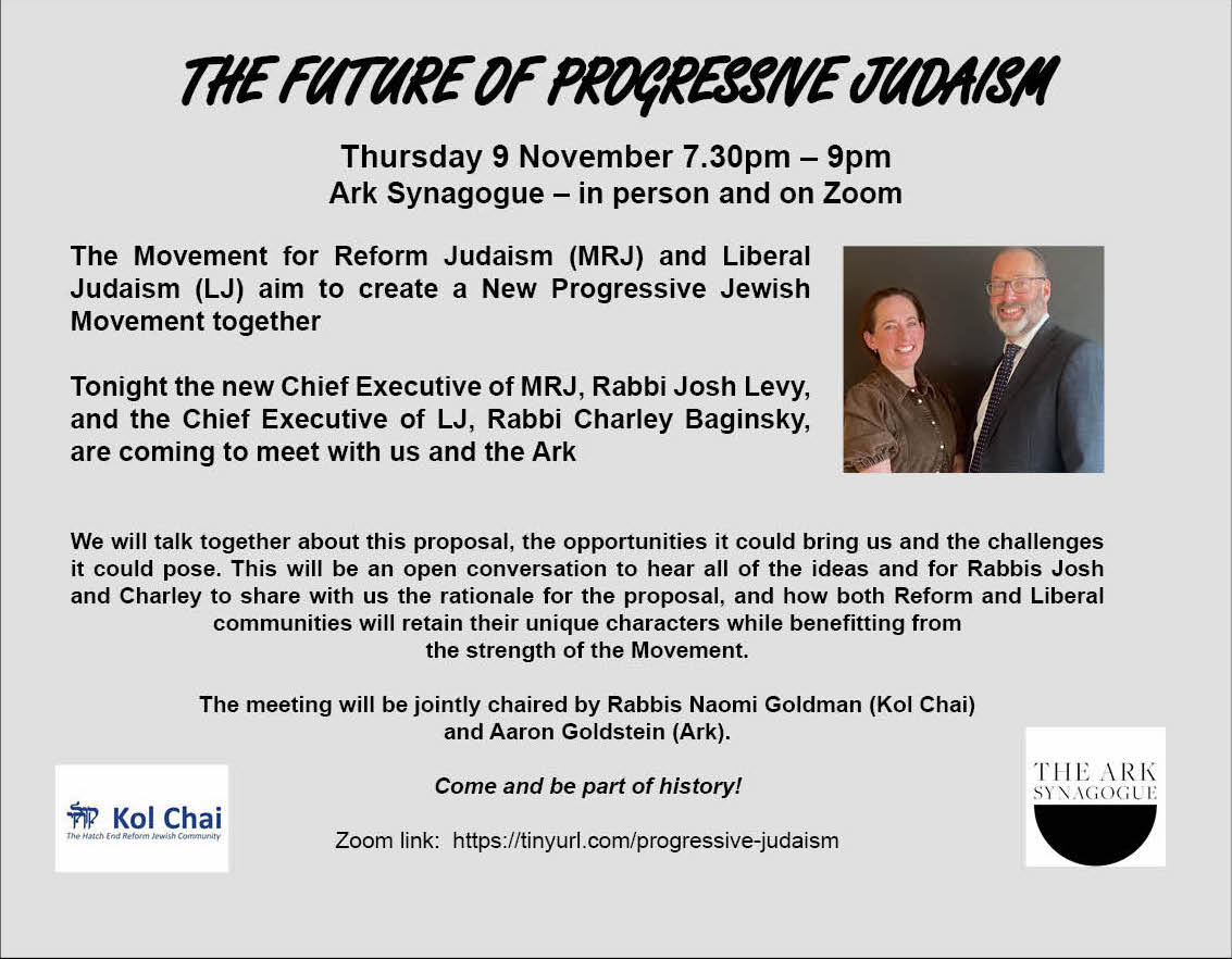 Kol Chai Reform Synagogue - Hatch End Harrow